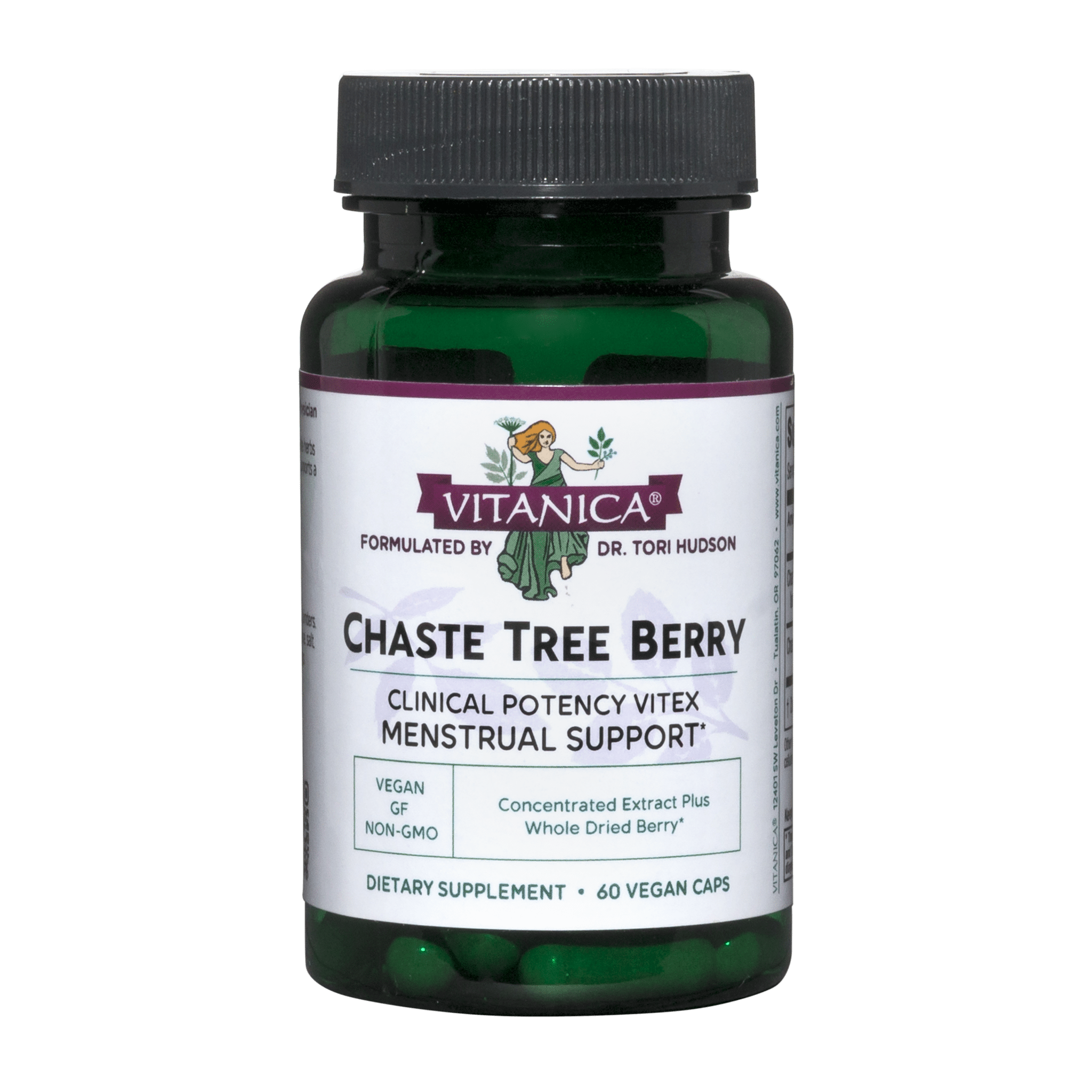 Chaste Tree Berry - 60 capsules - Vitanica | Natural Health Care for Women