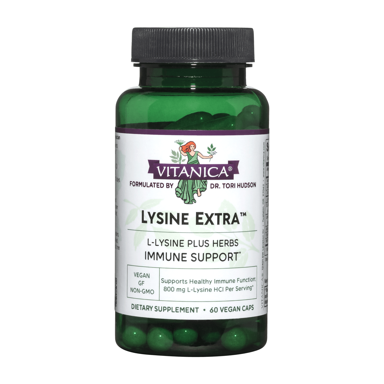 Lysine Extra™ - 60 capsules - Vitanica | Natural Health Care for Women