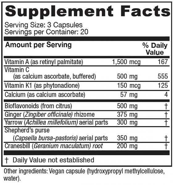 Slow Flow™ - 60 capsules - Vitanica | Natural Health Care for Women