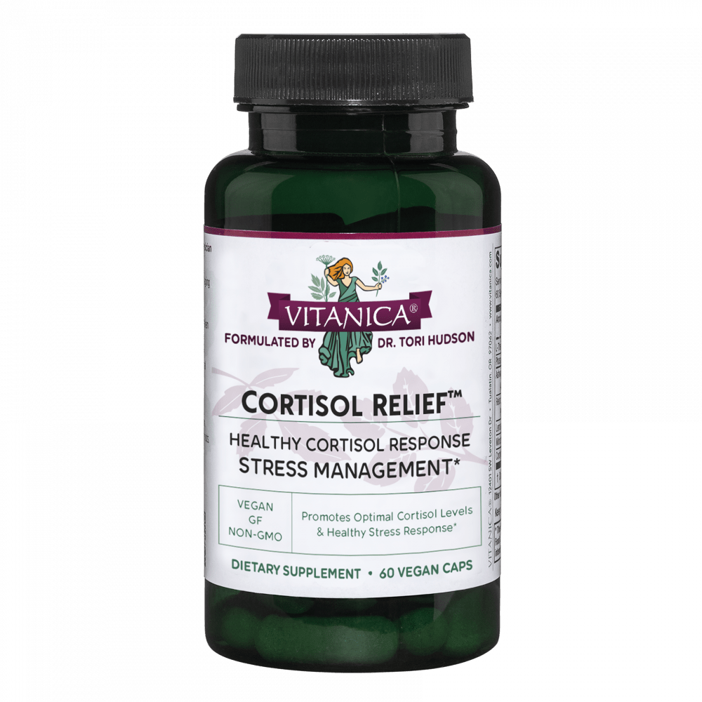 Cortisol Relief™ - 60 capsules - Vitanica | Natural Health Care for Women