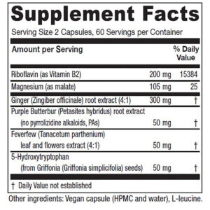 Butterbur Extra™ - 120 capsules - Vitanica | Natural Health Care for Women