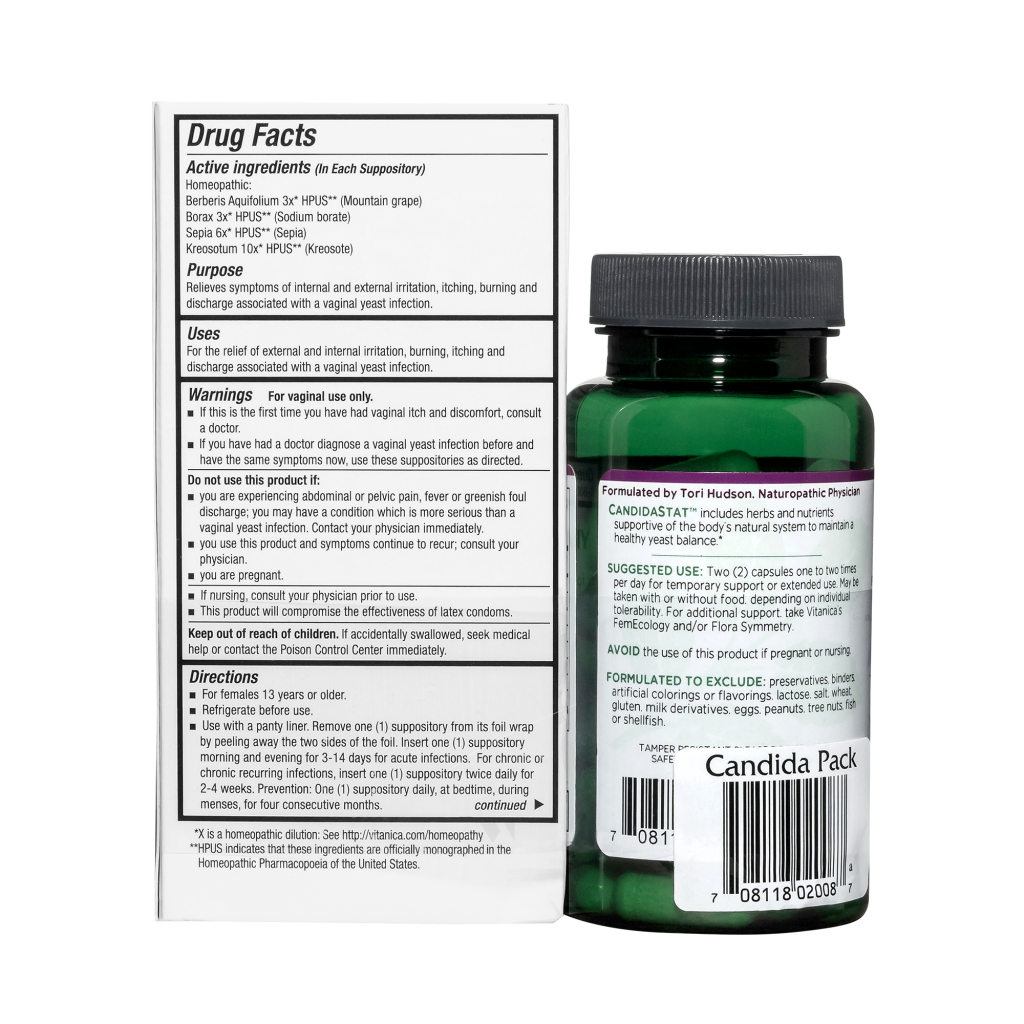 CandidaPack™ - Yeast Arrest® + CandidaStat® - Vitanica | Natural Health ...
