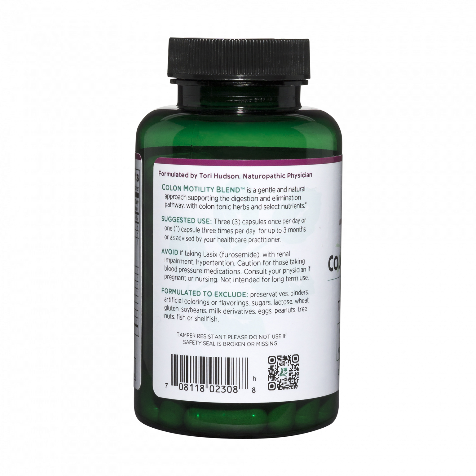 Colon Motility Blend™ - 90 capsules - Vitanica | Natural Health Care ...