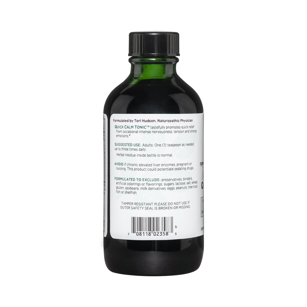 Quick Calm Tonic™ - 4 oz. liquid - Vitanica | Natural Health Care for Women