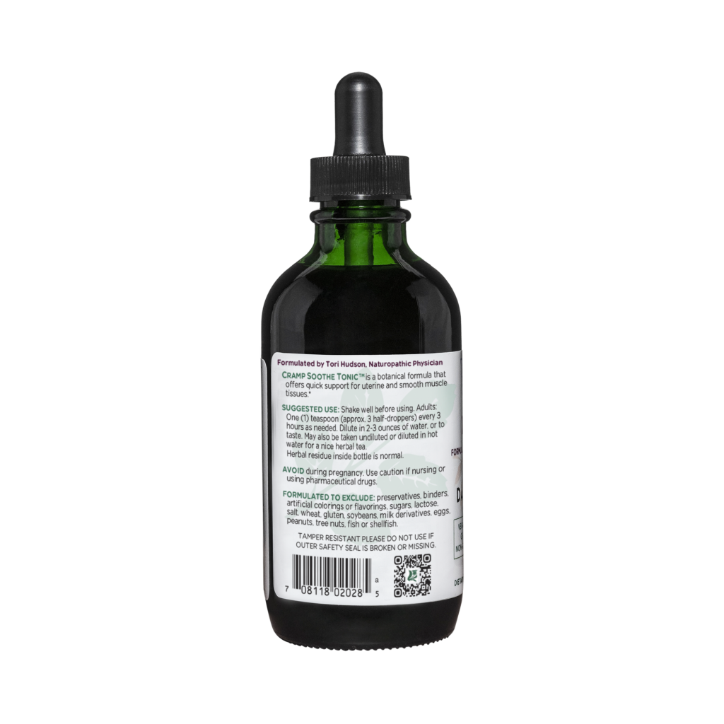 Cramp Soothe Tonic™ - 4 oz. liquid - Vitanica | Natural Health Care for ...